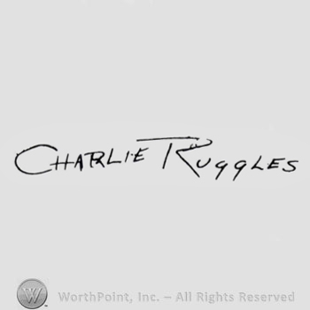 Mark with Signature: Charlie Ruggles. | #588995
