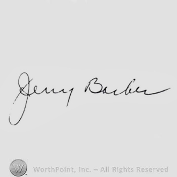 Mark with Signature: Jerry Barber. | #589477