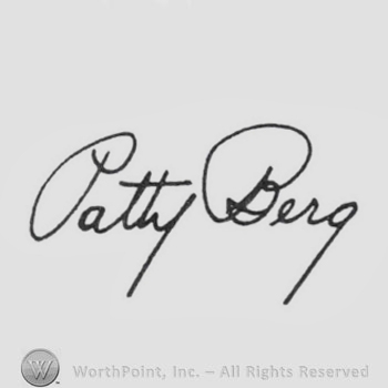 Mark with Signature: Patty Berg. | #589481