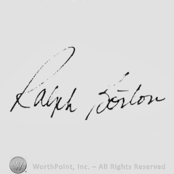 Mark with Signature: Ralph Boston. | #589484