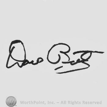 Mark with Signature: Dave Butz. | #589490