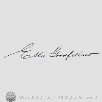 Mark with Signature: Ebbie Goodfellow. | #589526