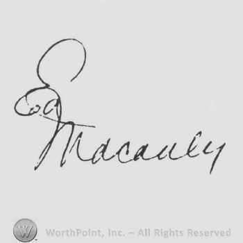 Mark with Signature: Edward C. Macauley. | #589556