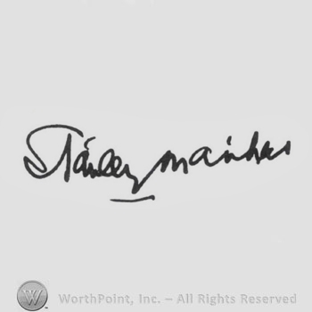 Mark with Signature: Stanley Matthews. | #589559