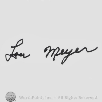 Mark with Signature: Louis Meyer. | #589562