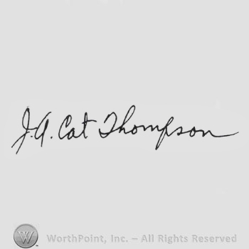 Mark with Signature: John A. Thompson. | #589610