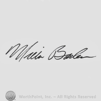 Mark with Signature: Miller Barber. | #589635