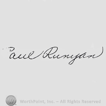 Mark with Signature: Paul Runyan. | #589660