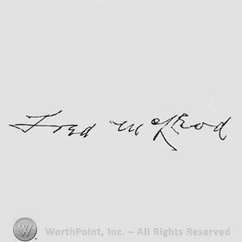 Mark with Signature: Fred McLeod. | #589663