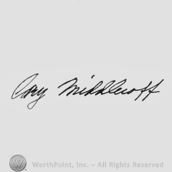 Mark with Signature: Cary Middlecoff. | #589680