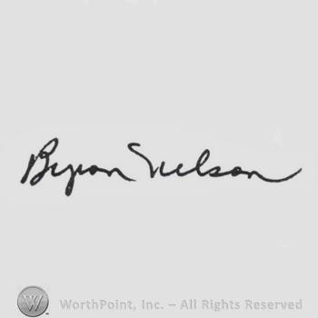 Mark with Signature: Byron Nelson. | #589681