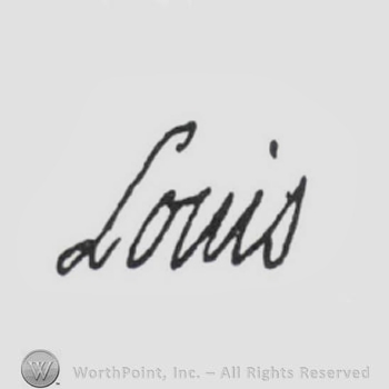 Mark with Signature: King Louis VIII. | #589730