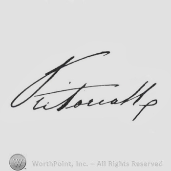 Mark with Signature: Queen Victoria. | #589754