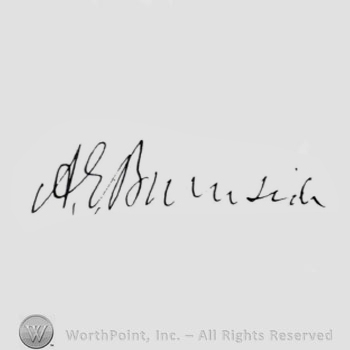 Mark with Signature: Gen. Ambrose Burnside. | #589763