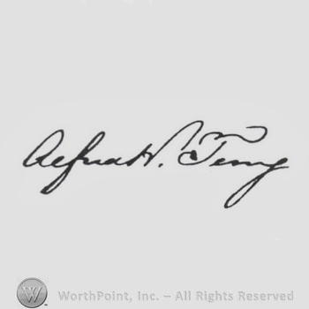 Mark with Signature: Alfred Terry. | #589784