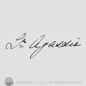 Mark with Signature: Louis Agassiz. | #589786