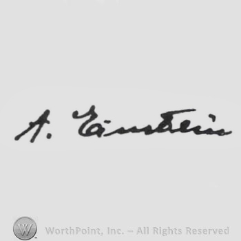 Mark with Signature: Albert Einstein. | #589809