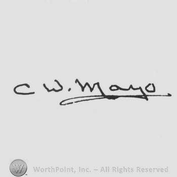 Mark with Signature: Charles W. Mayo. | #589826