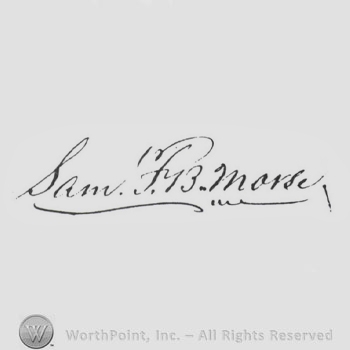 Mark with Signature: Samuel Finley Breese Morse. | #589828