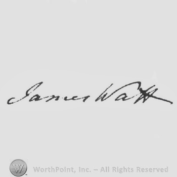 Mark with Signature: James Watt. | #589843