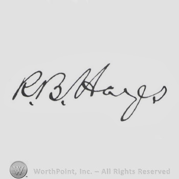 Mark with Signature: Rutherford B. Hayes. | #589864