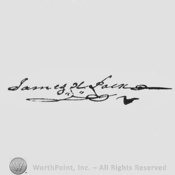 Mark with Signature: James K. Polk. | #589876