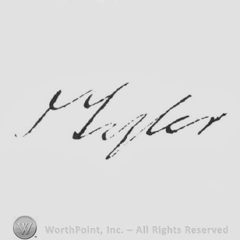 Mark with Signature: John Tyler. | #589883