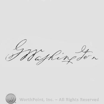 Mark with Signature: George Washington. | #589885