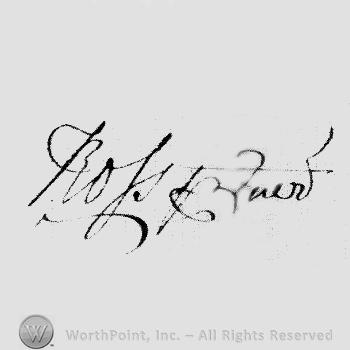 Mark with Signature: George Ross. | #591003
