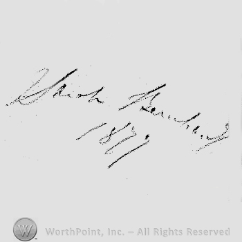 Mark with Signature: Sarah Bernhardt. | #591022