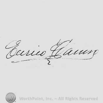 Mark with Signature: Enrico Caruso. | #591028