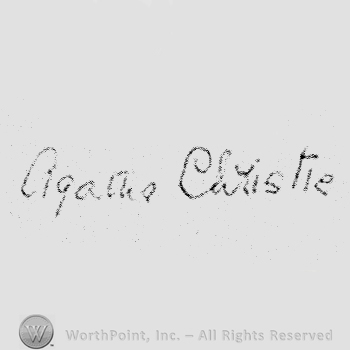 Mark with Signature: Agatha Christie. | #591038