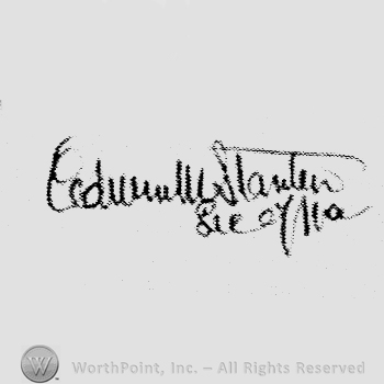 Mark with Signature: Edwin M. Stanton. | #591052