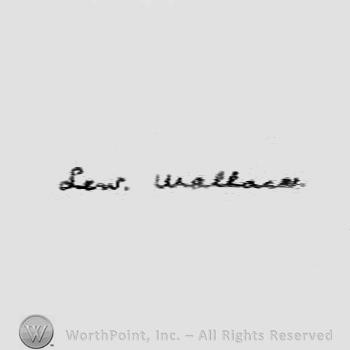 Mark with Signature: Lew Wallace. | #591090