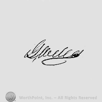 Mark with Signature: Gideon Welles. | #591091