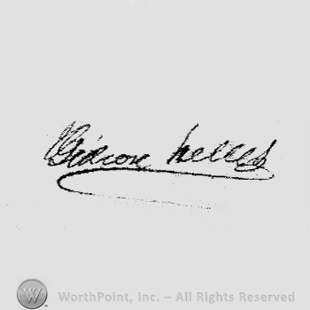 Mark with Signature: Gideon Welles. | #591092