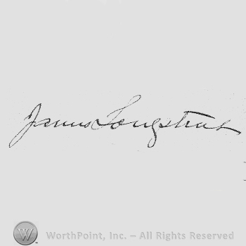 Mark with Signature: James Longstreet. | #591095
