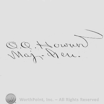 Mark with Signature: Oliver Otis Howard. | #591102