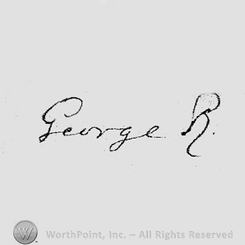 Mark with Signature: George II. | #591106