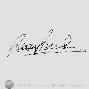 Mark with Signature: George Gershwin. | #591151