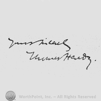Mark with Signature: Thomas Hardy. | #591158
