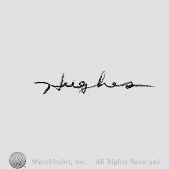 Mark with Signature: Howard Hughes. | #591175