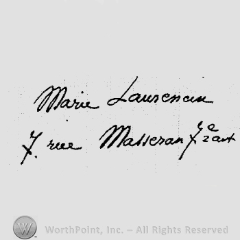 Mark with Signature: Marie Laurencin. | #591191