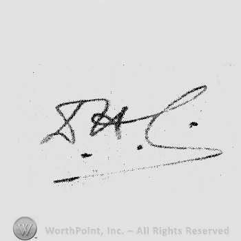 Mark with Signature: David Herbert Lawrence. | #591193
