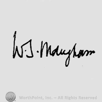 Mark with Signature: William Somerset Maugham. | #591208