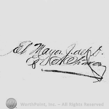 Mark with Signature: Cesar Chavez. | #591235