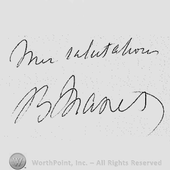 Mark with Signature: Édouard Manet. | #591240