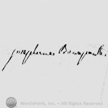 Mark with Signature: Josephine Bonaparte. | #591243