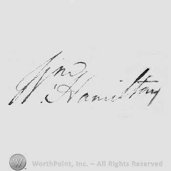 Mark with Signature: William Hamilton. | #591247