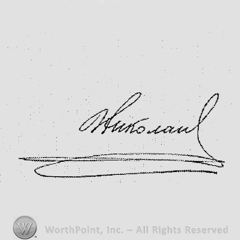Mark with Signature: Nicholas II. | #591250